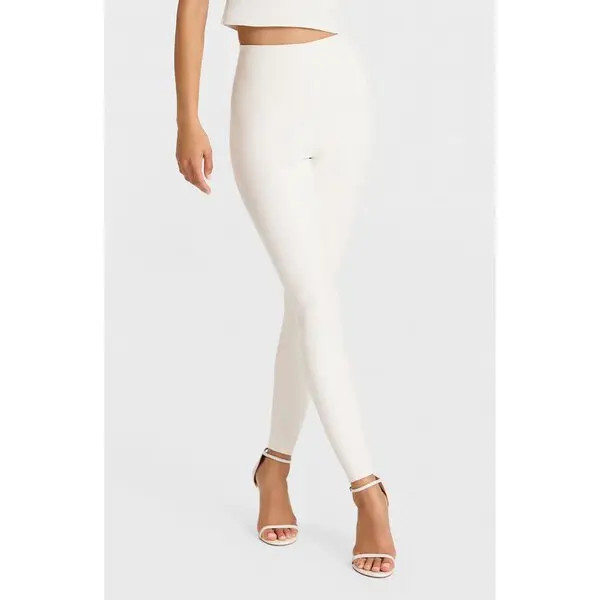 Commando Faux Leather Legging - White