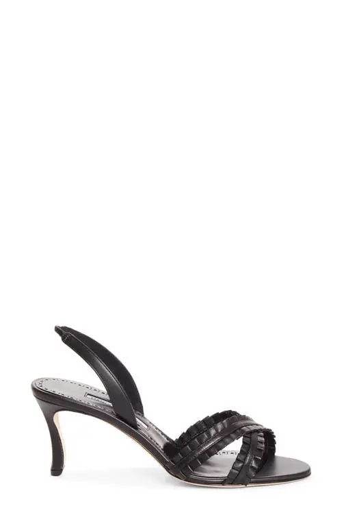 Manolo Blahnik Volusan Slingback Sandal