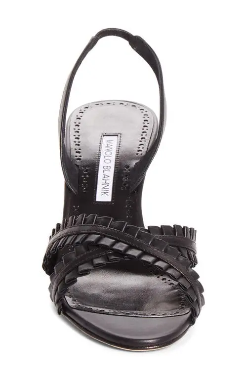Manolo Blahnik Volusan Slingback Sandal