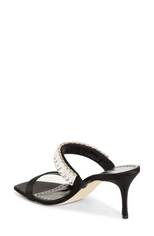 Manolo Blahnik Sako Bay Crystal Embellished Stiletto Sandal