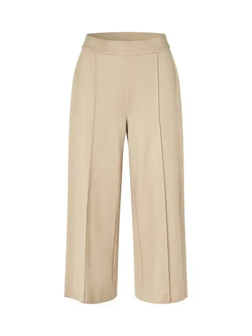 MASAI COPENHAGEN Mapiana Cropped Culotte Trousers - White Pepper