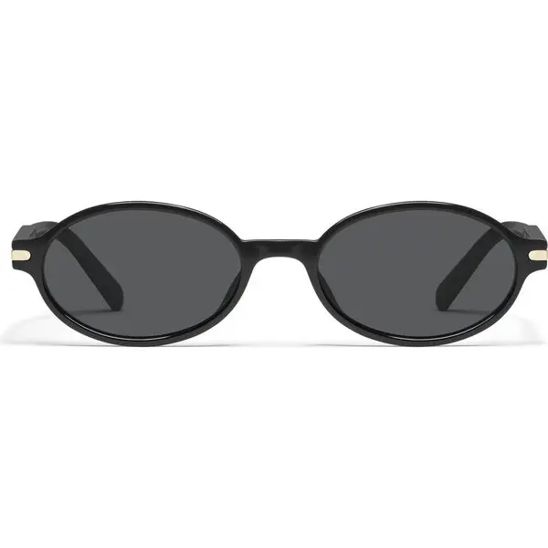 Quay Nevermind Sunglasses - Black/smoke