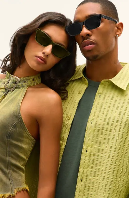 Quay In The City Sunglasses - Olive/olive
