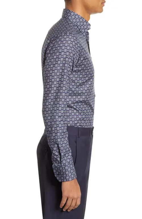 Eton Slim Fit Medallion Dress Shirt