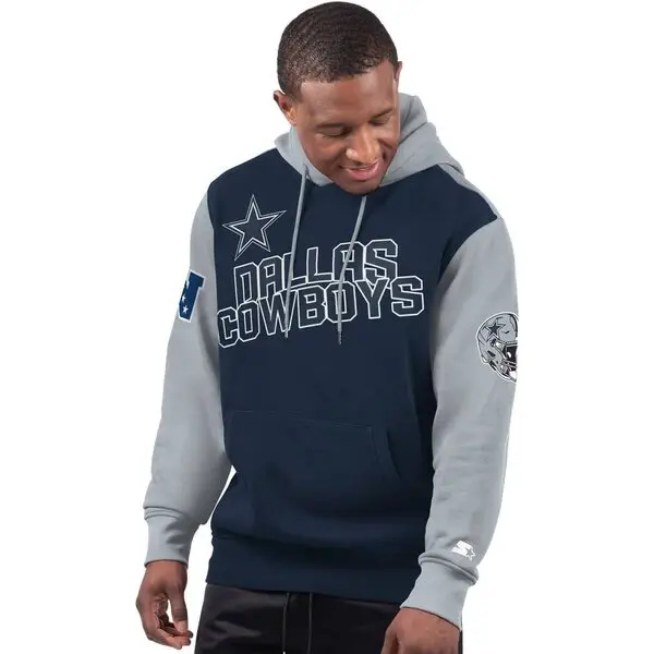 G-III SPORTS BY CARL BANKS Dallas Cowboys Extreme Pullover Hoodie - Navy