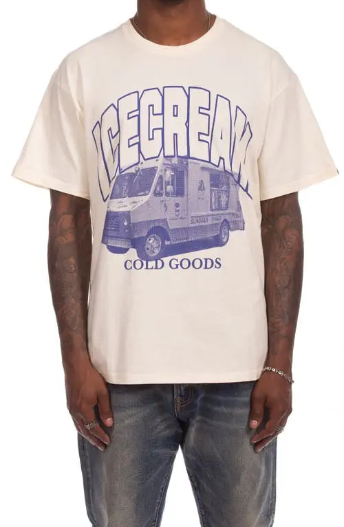 ICECREAM Ride Cotton Graphic T-shirt - White