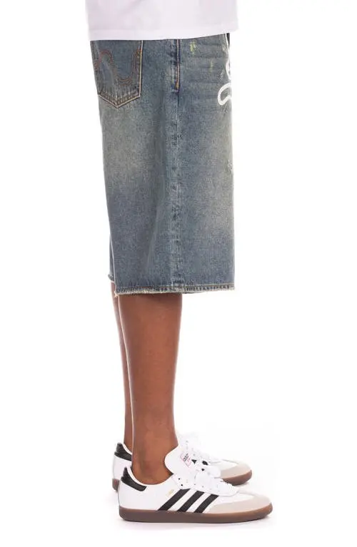 ICECREAM Baskin Denim Short