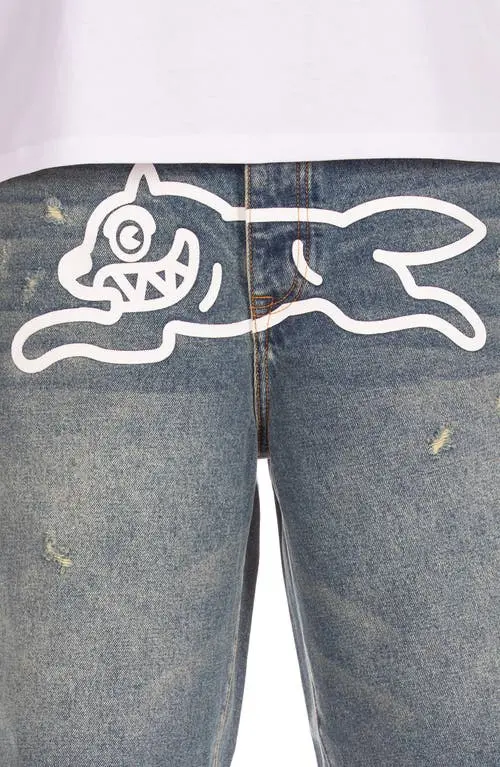 ICECREAM Baskin Denim Short