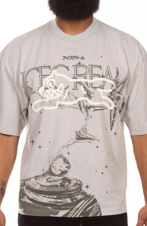 ICECREAM Fudge Graphic T-shirt - Heather Grey