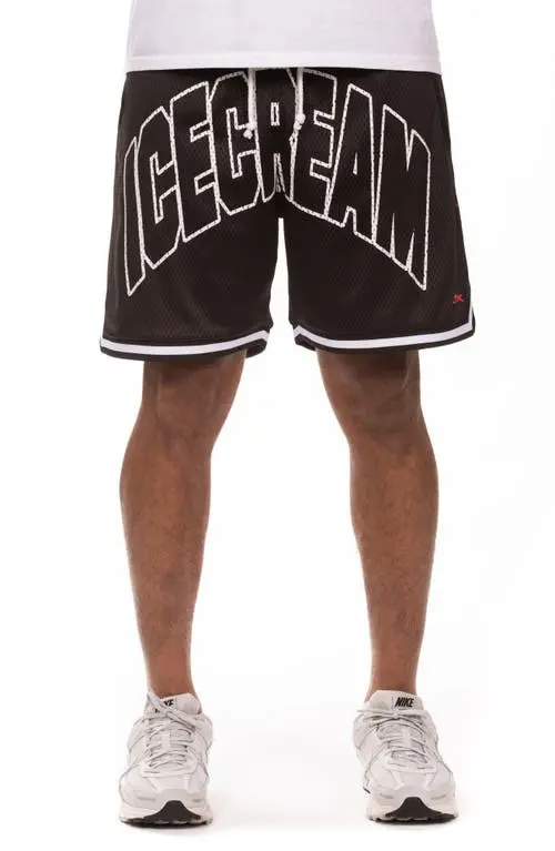 ICECREAM Dippin' Mesh Shorts - Black