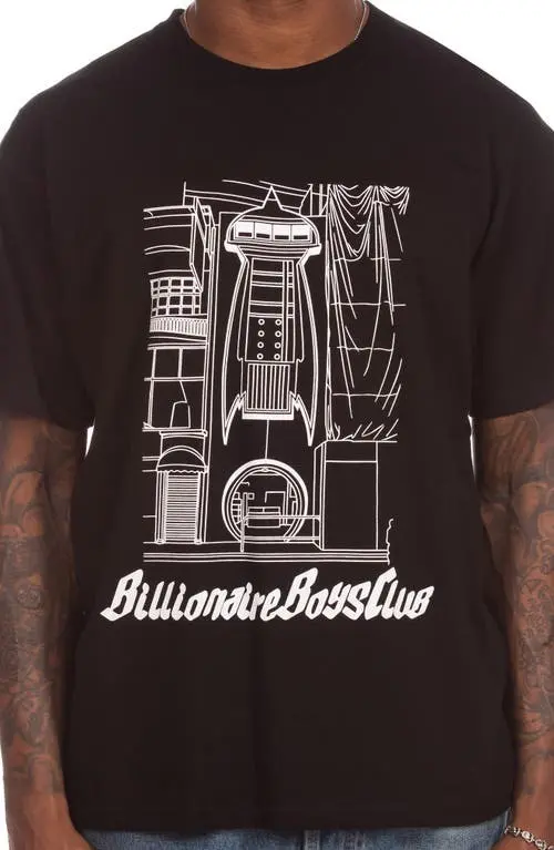 BILLIONAIRE BOYS CLUB Handcrafted Graphic T-shirt