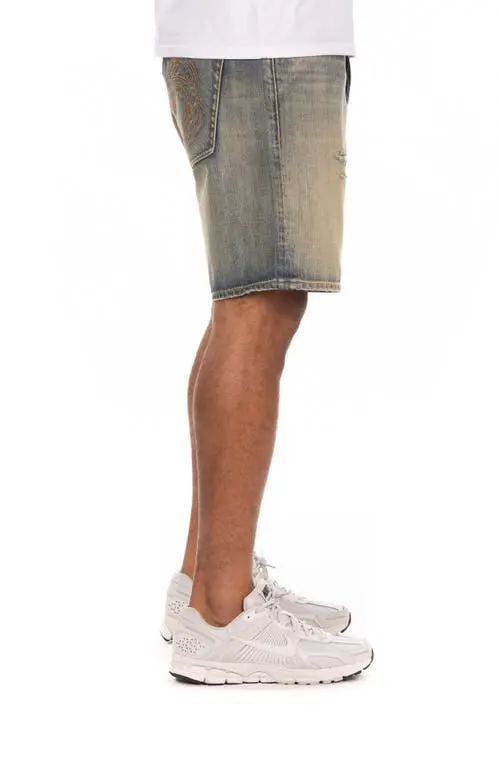 BILLIONAIRE BOYS CLUB Bb Pulsar Cotton Denim Shorts