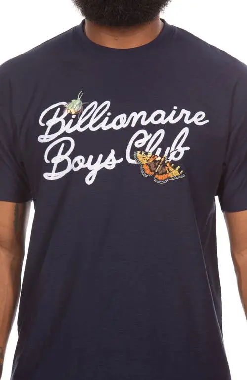 BILLIONAIRE BOYS CLUB Nature Graphic T-shirt - Navy Blazer