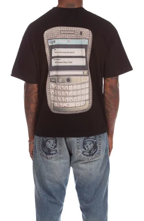 BILLIONAIRE BOYS CLUB Text Graphic T-shirt