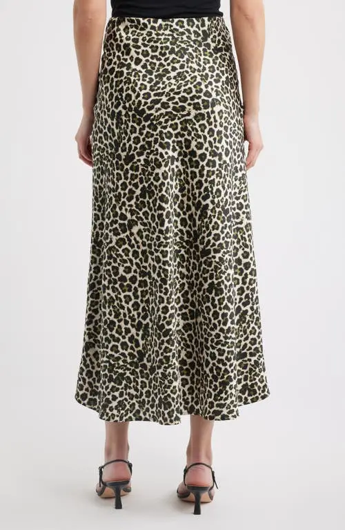 Anne Klein Print Flare Maxi Skirt
