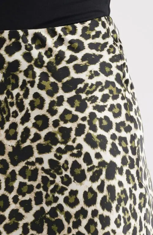 Anne Klein Print Flare Maxi Skirt