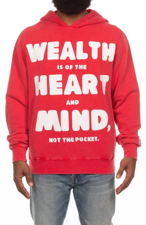 BILLIONAIRE BOYS CLUB Enlighten Graphic Hoodie - Red
