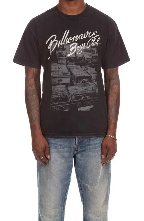 BILLIONAIRE BOYS CLUB Crates Graphic T-shirt - Black