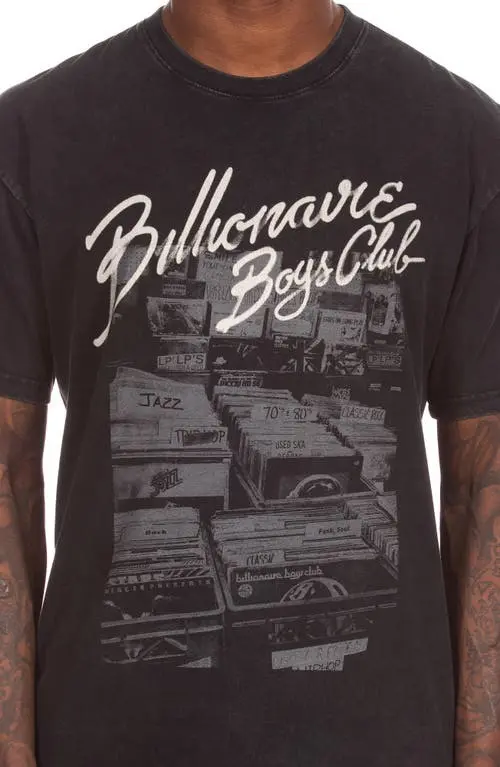 BILLIONAIRE BOYS CLUB Crates Graphic T-shirt - Black