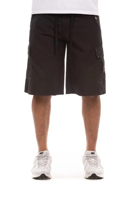 BILLIONAIRE BOYS CLUB Drawstring Cargo Shorts - Black