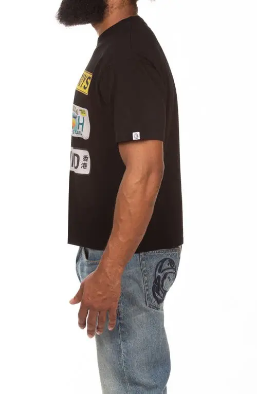 BILLIONAIRE BOYS CLUB Plates Graphic T-shirt - Black