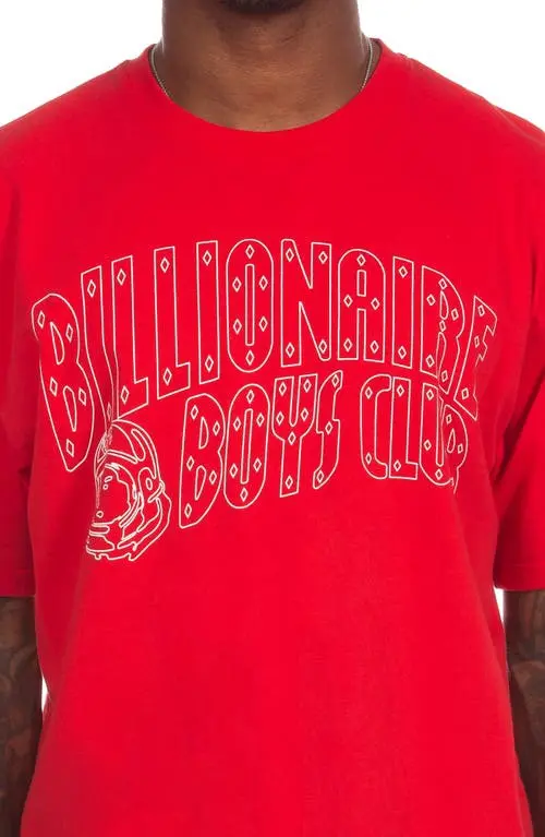 BILLIONAIRE BOYS CLUB Stores Graphic T-shirt - Red