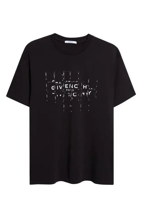 Givenchy Photographic Negative Logo Regular Fit Graphic T-shirt