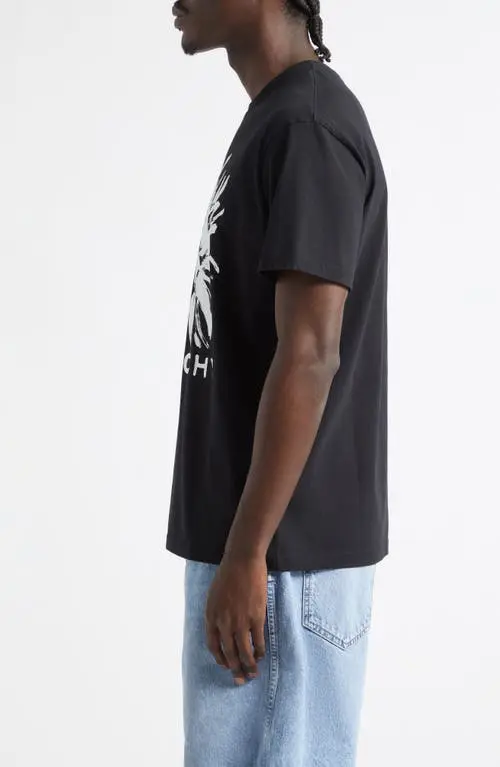 Givenchy Flower Graphic Logo Cotton T-shirt