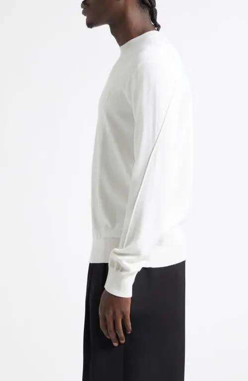 Givenchy Button Tab Cuffs Wool Crewneck Sweater