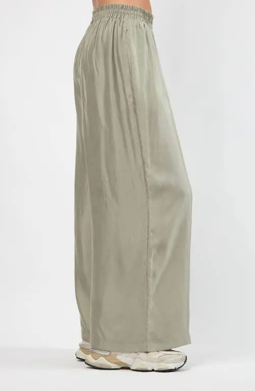 VIENS AVEC MOI The Riviera Cupro Wide Leg Pants