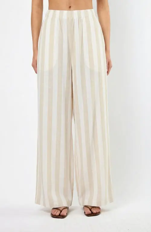 VIENS AVEC MOI The Paloma Stripe Wide Leg Pants