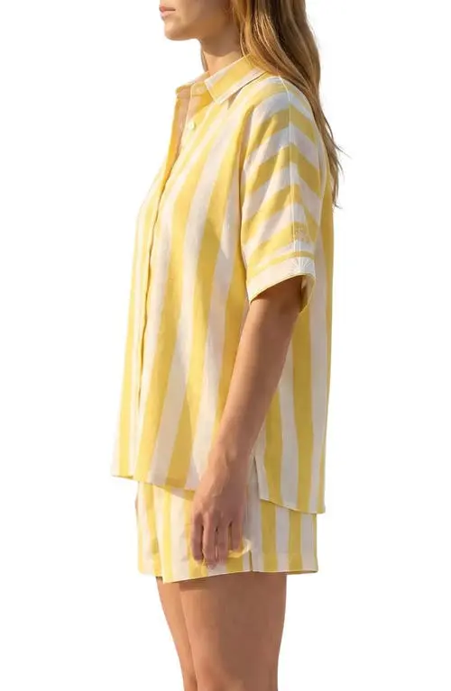 VIENS AVEC MOI Paloma Striped Shirt