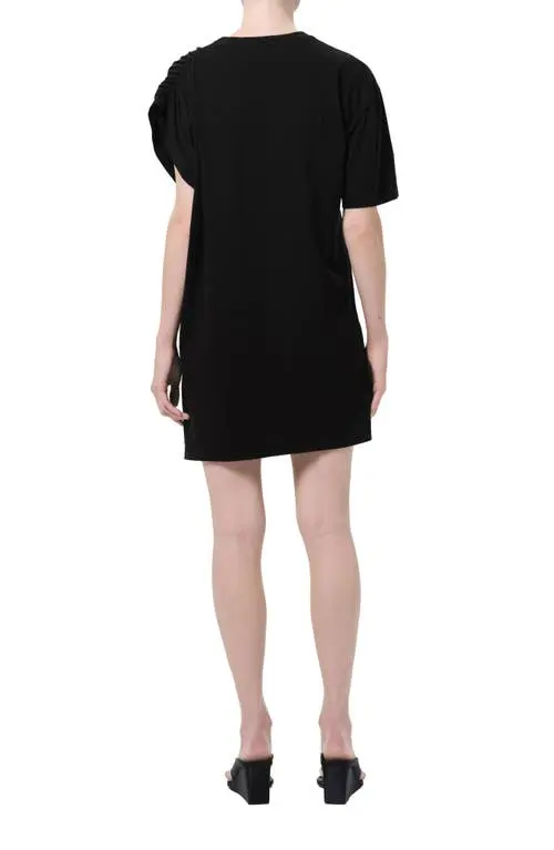 AGOLDE Roma Asymmetrical Sleeve Organic Cotton Dress