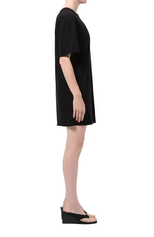 AGOLDE Roma Asymmetrical Sleeve Organic Cotton Dress