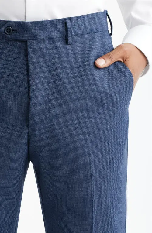 Emporio Armani Textured Virgin Wool Trousers