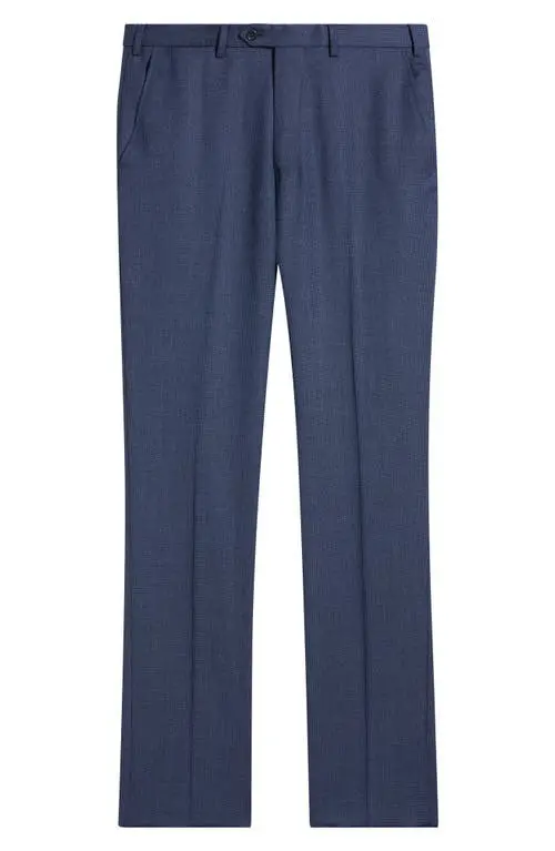 Emporio Armani Textured Virgin Wool Trousers