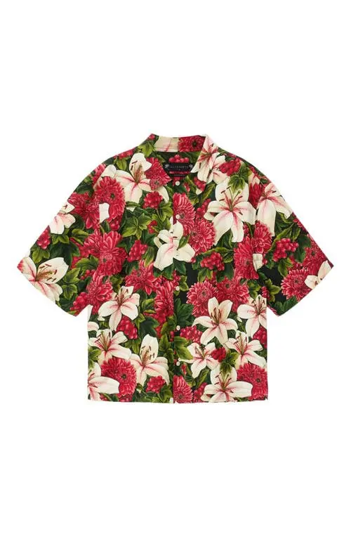 ALLSAINTS Hokkaido Floral Camp Shirt