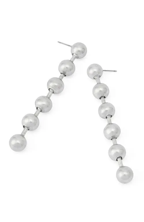 ALLSAINTS Ballchain Linear Drop Earrings