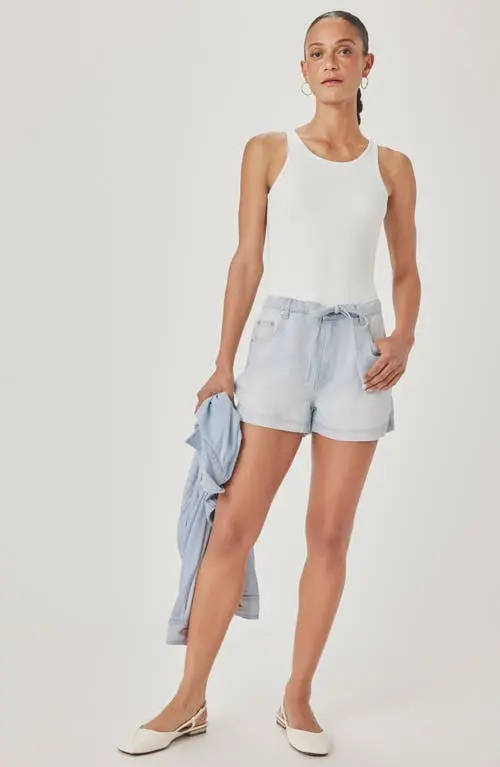 Splendid Lounge Shorts - Bleached Indigo Blue