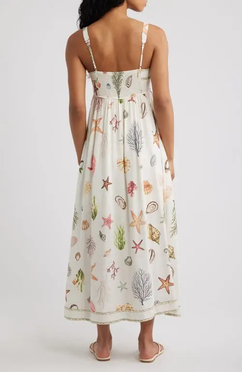 BLU PEPPER Printed Midi Sundress