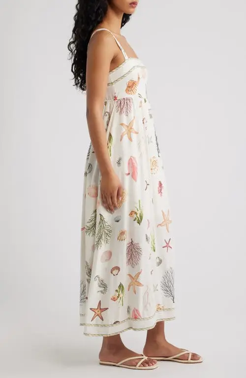 BLU PEPPER Printed Midi Sundress