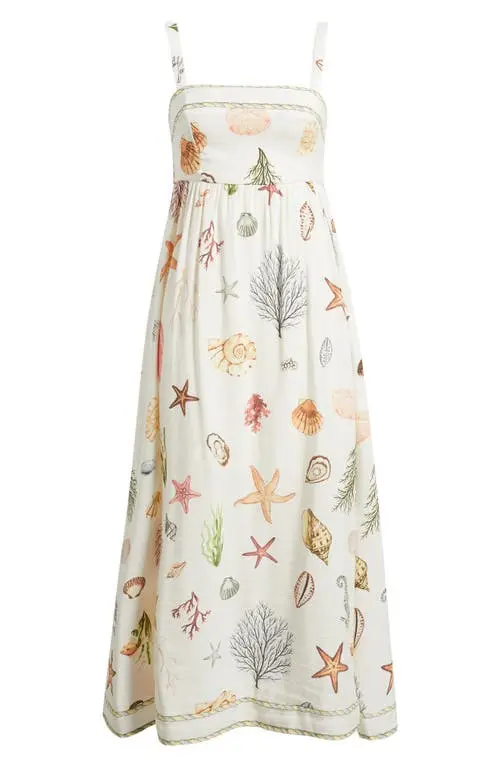 BLU PEPPER Printed Midi Sundress