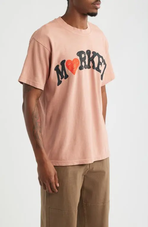 MARKET Heart Arc Cotton Graphic T-shirt