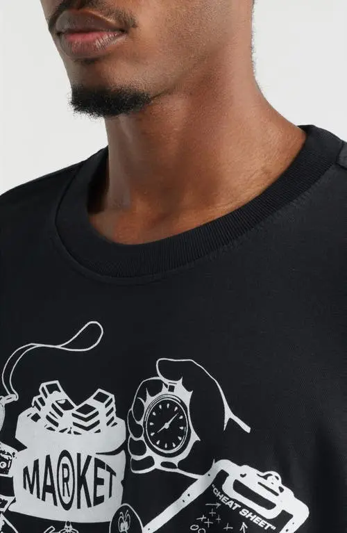 MARKET Playing For Keeps Cotton Graphic T-shirt
