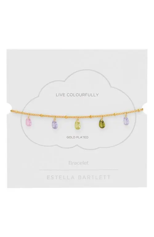 Estée Lauder Multi Cubic Zirconia Drop Bracelet