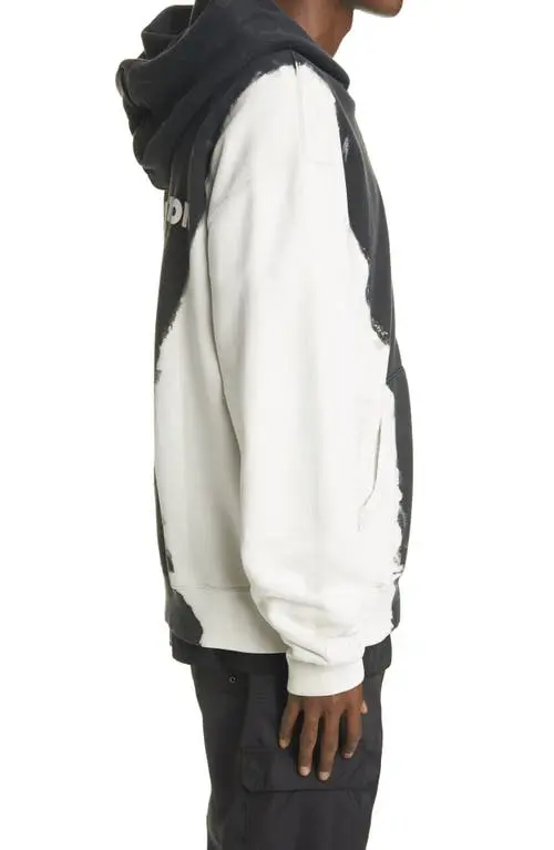 Heron Preston X Caterpillar Tie-dye Cotton Hoodie