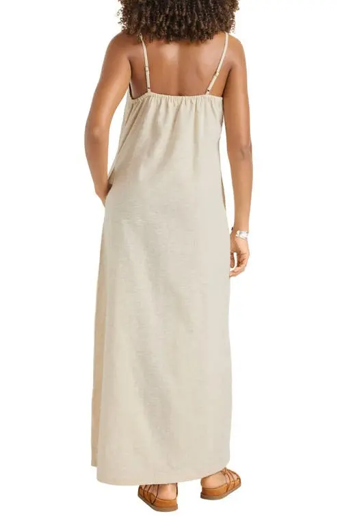 Vitamin A® Rhea Organic Cotton & Linen Blend Cover-up Maxi Sundress