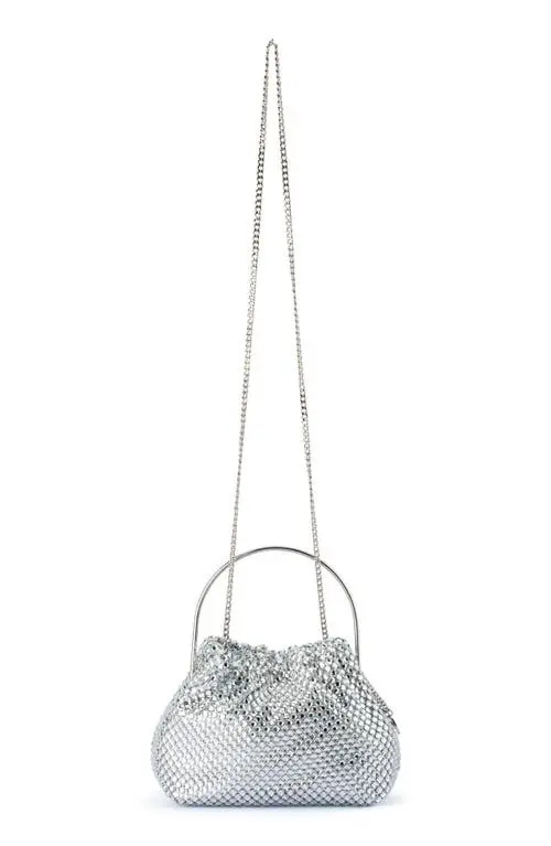 OLGA BERG Whitney Crystal Top Handle Clutch