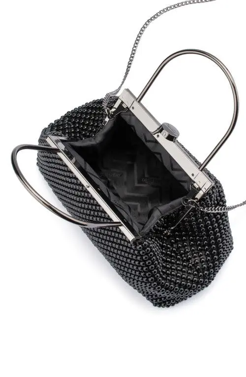 OLGA BERG Mimi Ball Mesh Frame Bag