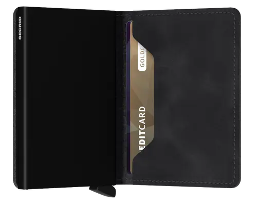 SECRID Slimwallet Vintage - Black